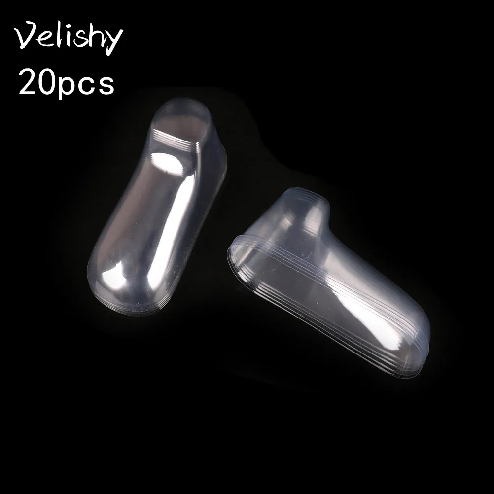 20Pcs-9cm-Clear-Plastic-Baby-Feet-Display-Baby-Booties-Shoes-Socks ...