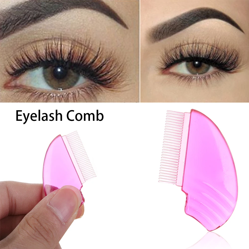 1pc Plastic Brush Eyelash Comb Eyelash Lift Curl Eye Makeup Comb Women ...