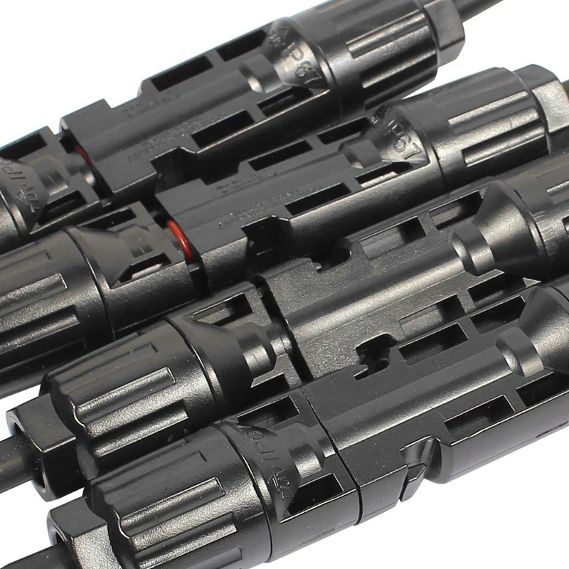 1 пара MC4 Y филиал панели солнечные адаптер Кабельный разъем 30A MMMMF ...