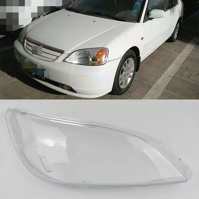 Car Headlamp Lens For Honda Civic 2003 2004 2005 Car Replacement Auto ...