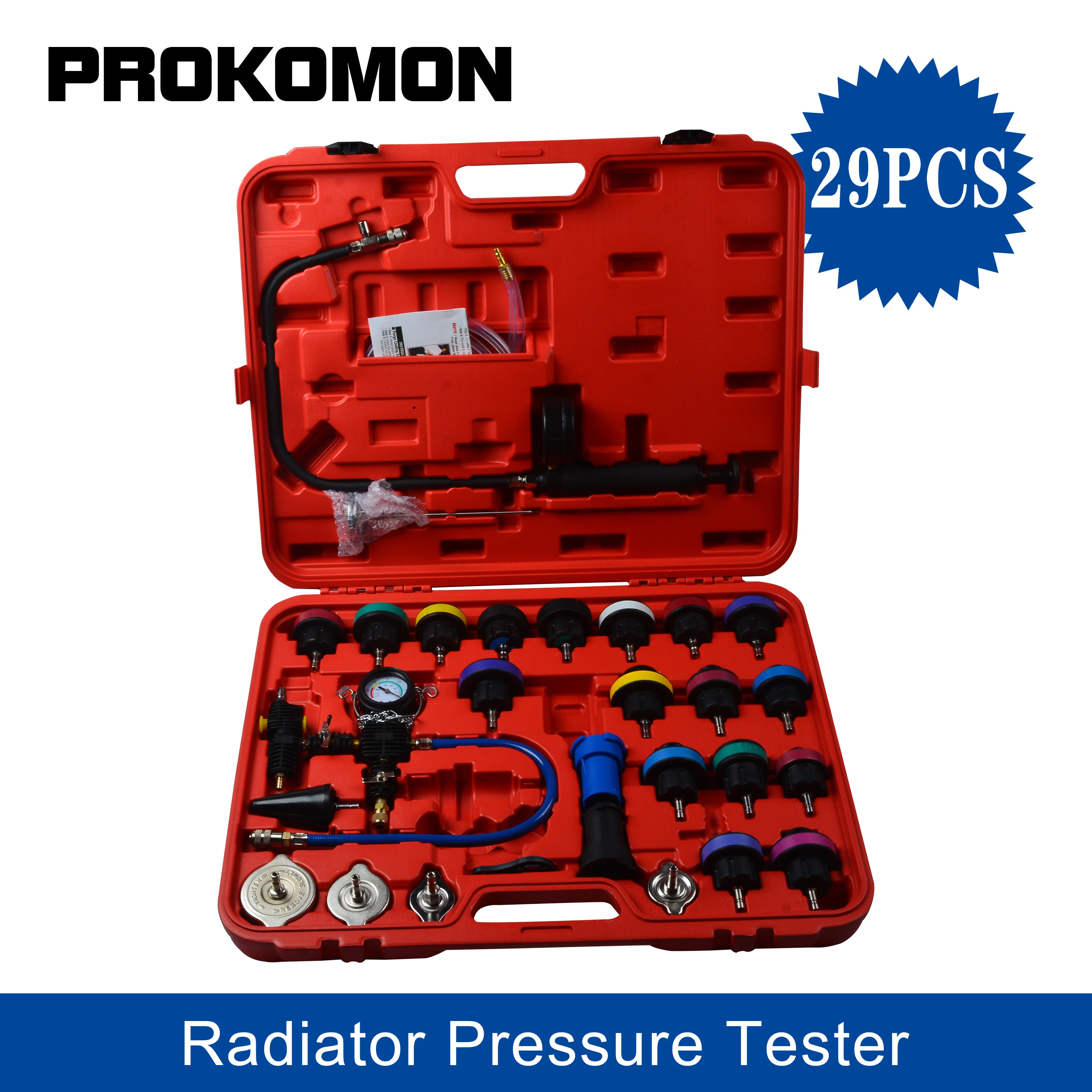 28Pcs-Universal-Radiator-Pressure-Tester-Vacuum-Type-Cooling-System ...