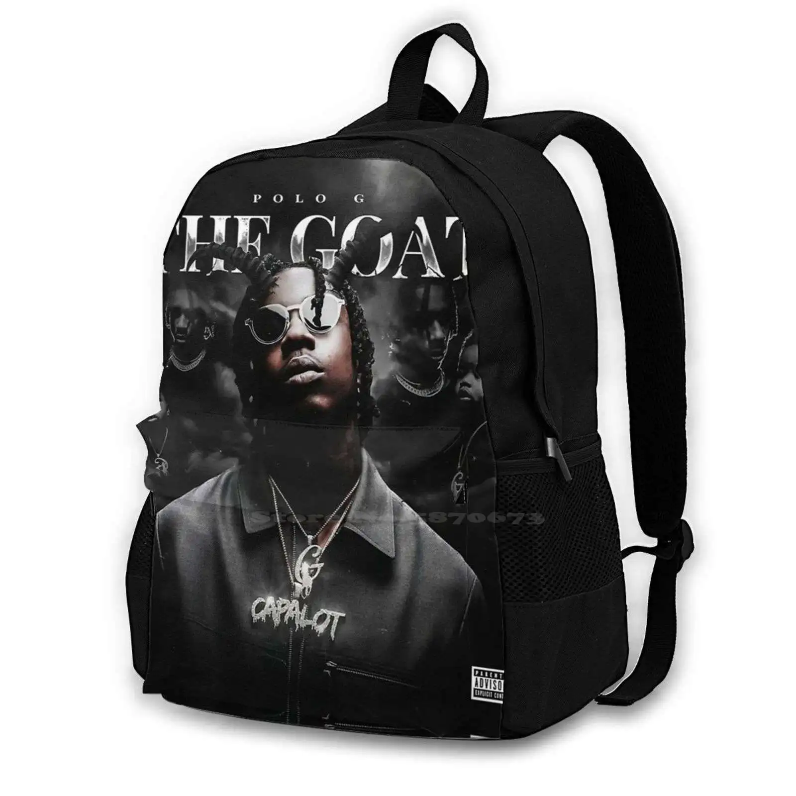 Capalot-The-Goat-Fashion-Travel-Laptop-School-Backpack-Bag-Rapper ...