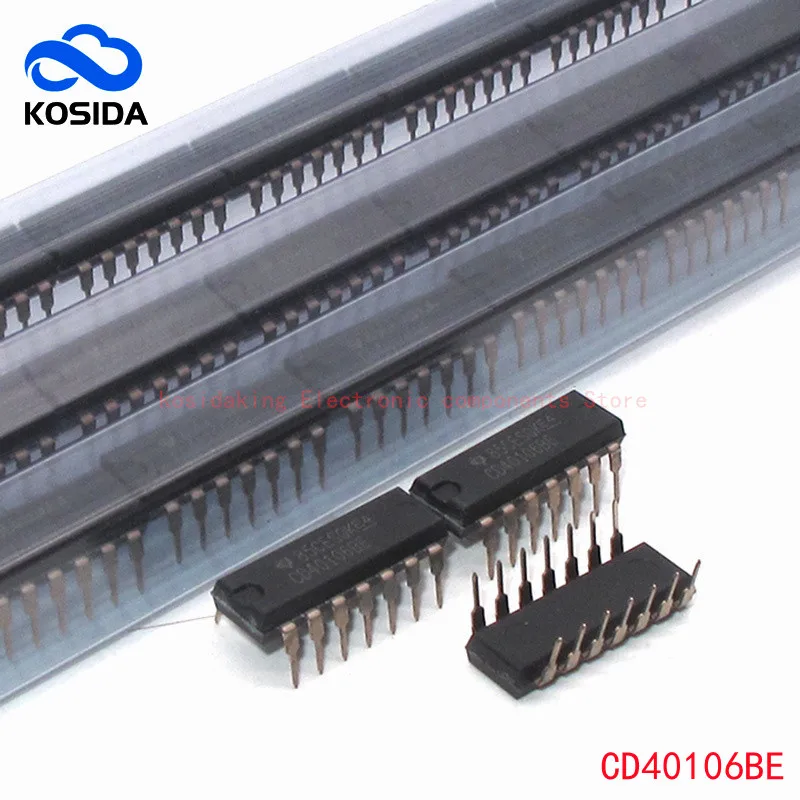 Circuit-int-gr-de-certes-Schmitt-puce-logique-CD40106punCD40106-DIP14 ...