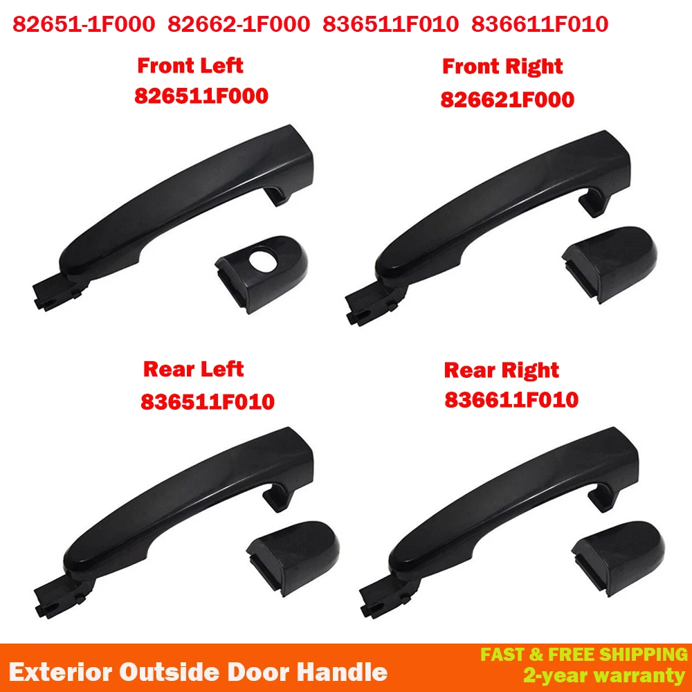 Exterior-Door-Handles-Front-Rear-Left-Right-For-Kia-Sportage-2005-2010 ...