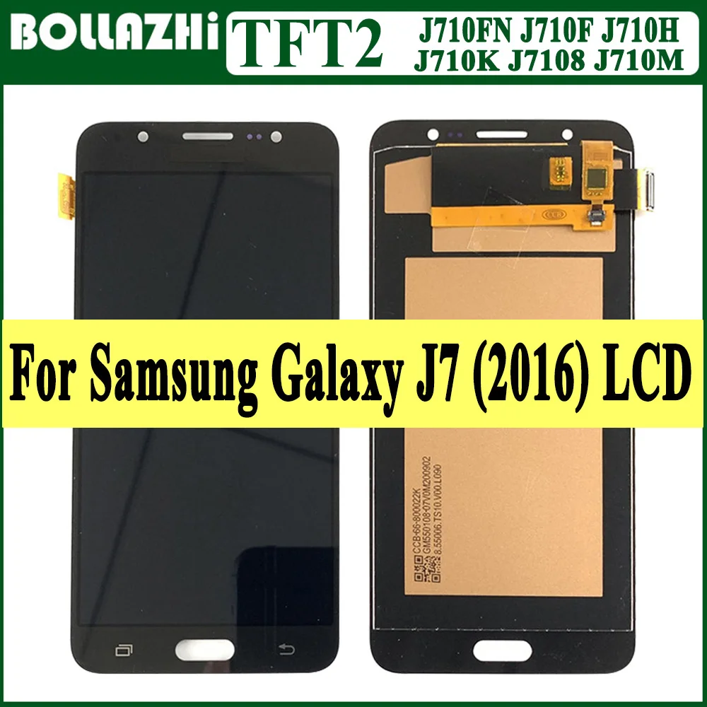 TFT2/ OLED J710 LCD For Samsung Galaxy J7 2016 J710 SM J710F J710M J710H J710FN LCD Display ...