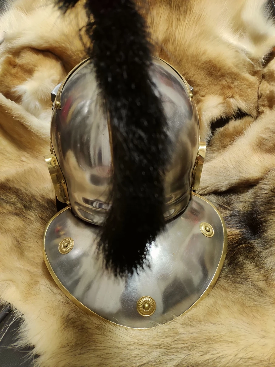 Optio Roman Helmets cosplay mask Lively wearable Roman Centurion Helmet ...