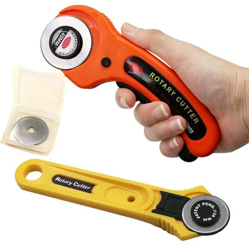 Cortador de rodillos de 28mm, 45mm, cuchilla rotativa, tijeras ...