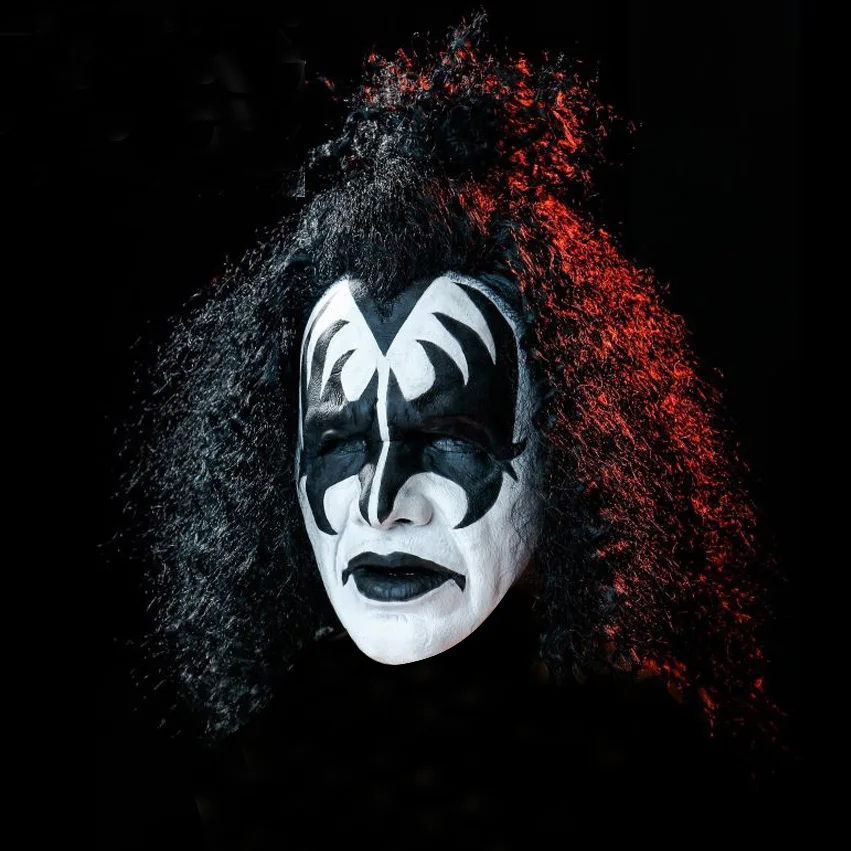 Kiss Gene Simmons Mask The Demon Costume Accessory Cosplay Masks Latex ...