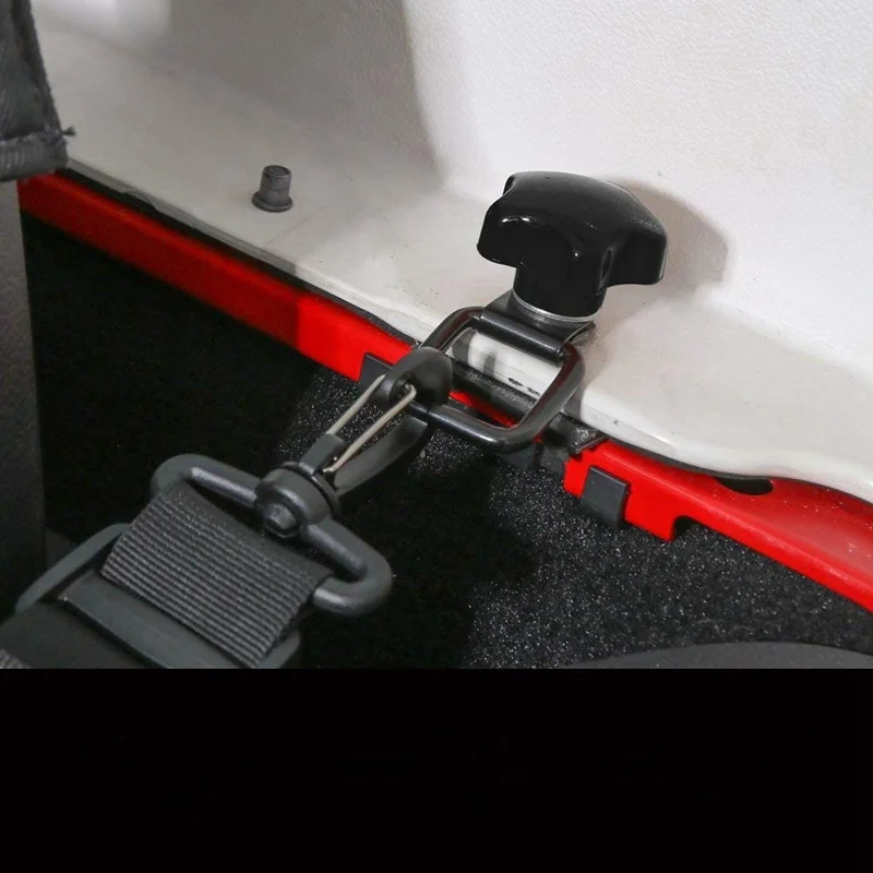 8 Hardtop Quick Removal Bolts Thumb Screws and 8 D Ring Tie Down ...