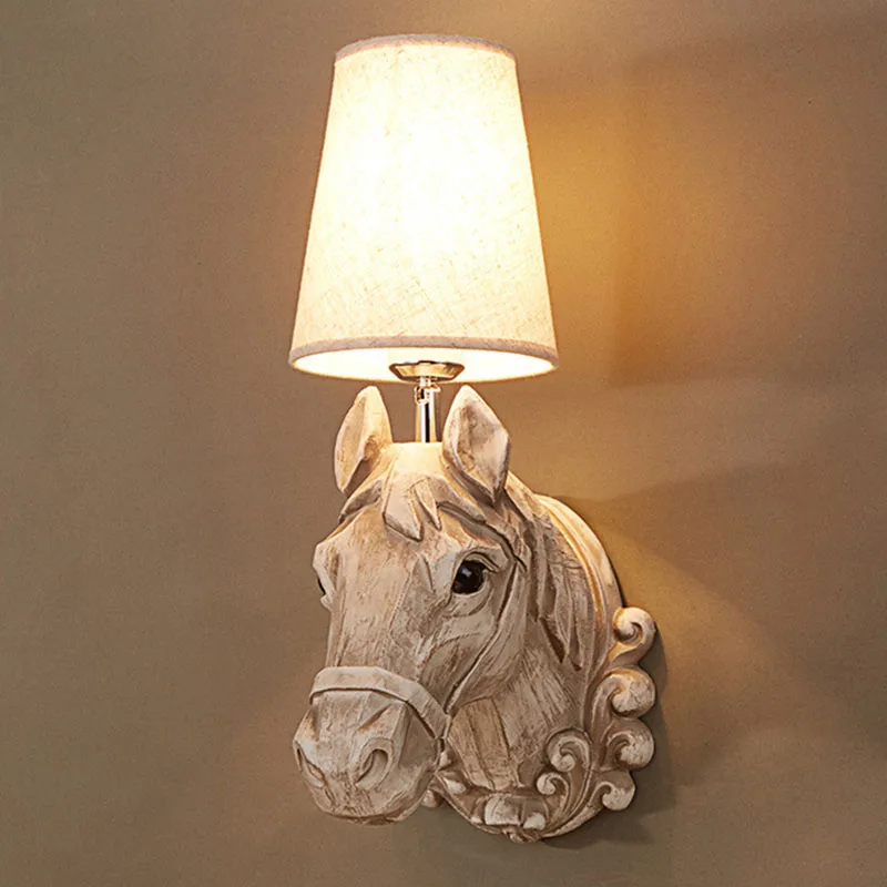 Homhi-Horse-Head-Sconce-Animals-Vintage-Wall-Lamps-Wall-Decoration ...