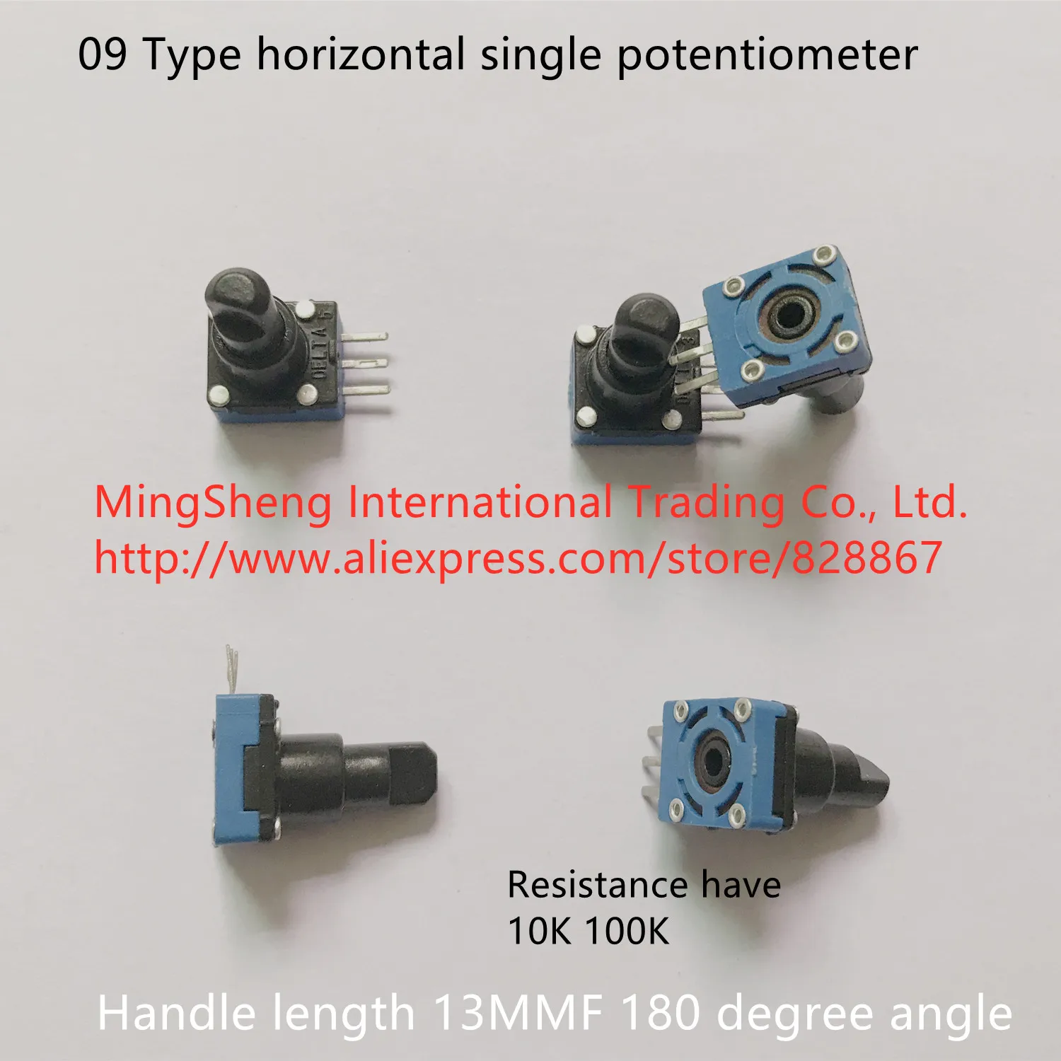 Original New 100% Import 09 Type Horizontal Single Potentiometer 10k ...