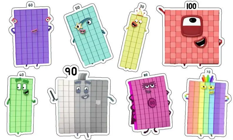 Numberblocks Magnetic Set To 100 And Multiplication To 100,, 45% OFF