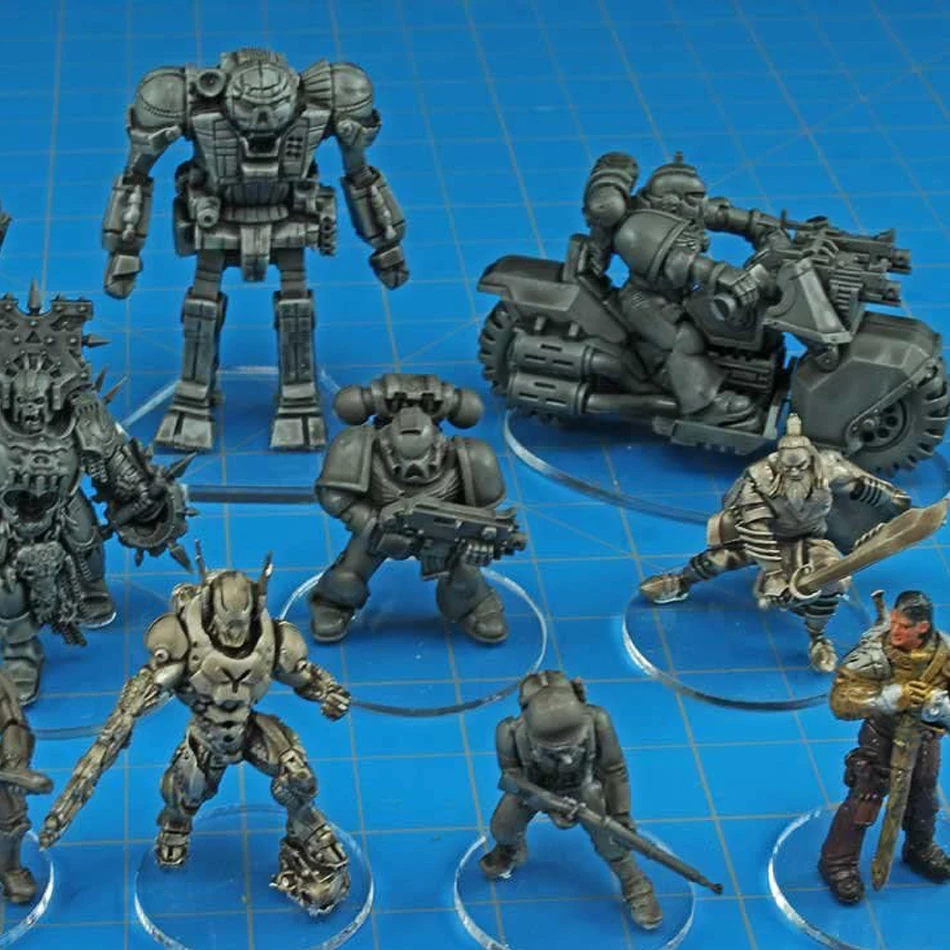 20mm/25mm/50mm/100mm Circular Miniature Bases Fits Bundle Board Game ...