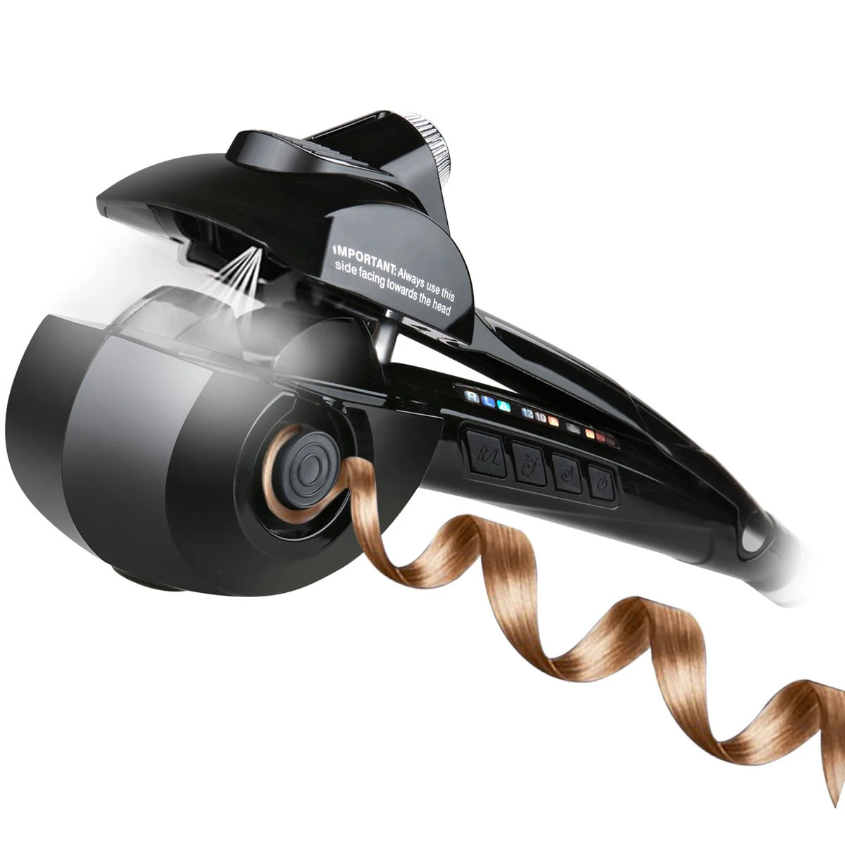 Steam Auto Hair Curler Curl Spin Rotating Curling Machine Automatic ...