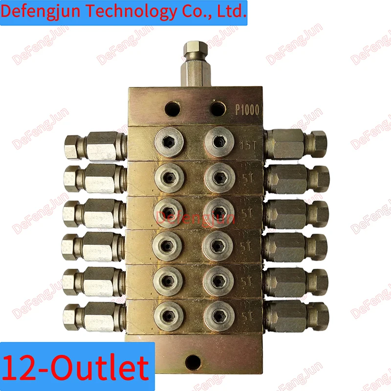 1000 Series Grease Progressive Distributor Blocks Sections For Grease ...