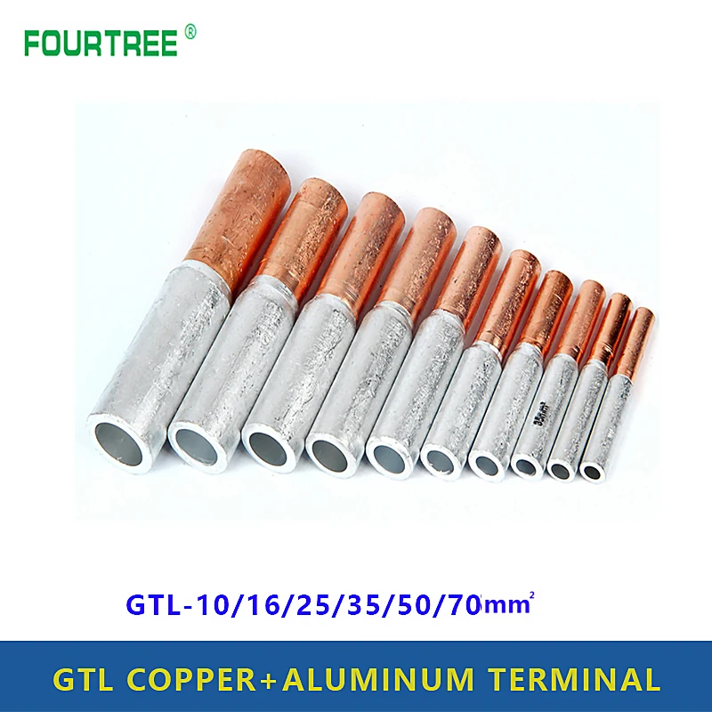 GTL-10-16-25-35-50-70-Compression-Copper-Aluminum-CU-AL-Tube-Bimetallic ...