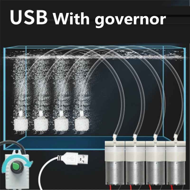 Air-Pomp-USB-Power-Bank-DC-5V-6V-Oxygen-Pump-PWM-Adjust-Volume-Portable ...