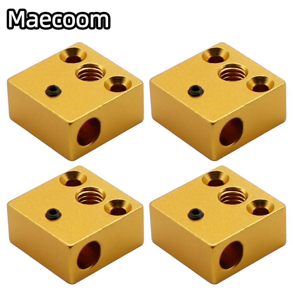 3d Printer Mk8 Extrusion Aluminum Block | Mk8 Head Heated Aluminum ...