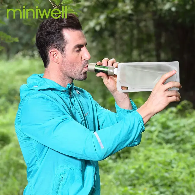 Miniwell Portable Camping Water Filter System with 2000 Liters ...