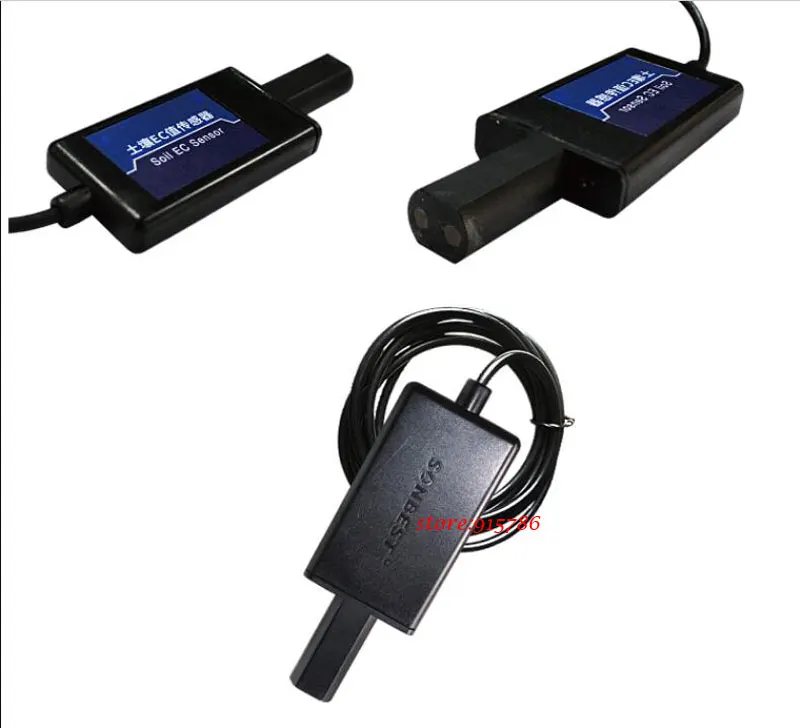 Soil conductivity sensor EC value transmitter RS485 anticorrosion ...
