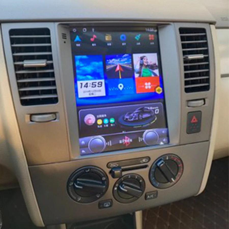 Tesla-Vertical-Screen-para-Nissan-Tiida-Android-13-Car-GPS-in-Dash ...