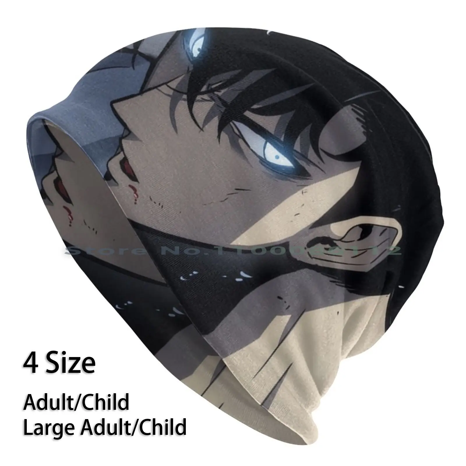 Solo Leveling Sung Jin Woo Beanies Knit Hat Sl Sung Jin Woo Battlefield ...