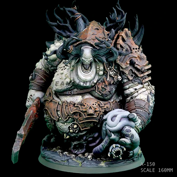 16cm Resin Figure Kits Demon Butcher Resin Model Self-assembled A-150 ...