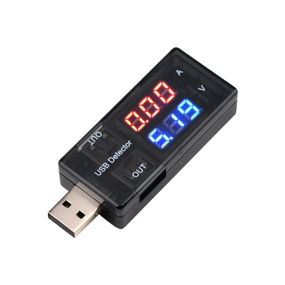 Dual Usb Current Voltage Charging Detector Tester Battery Voltmeter ...