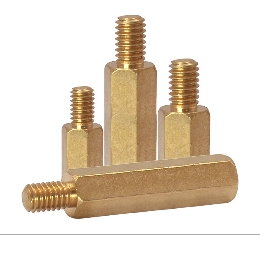 VIS,M3-Thread 4 mm-30 mm--Vis'espacement hexagonal en laiton, vis M3 ...