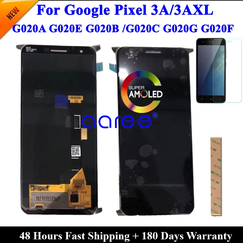 100% Super Amoled Lcd Original For Google Pixel 3a Lcd For Google Pixel ...