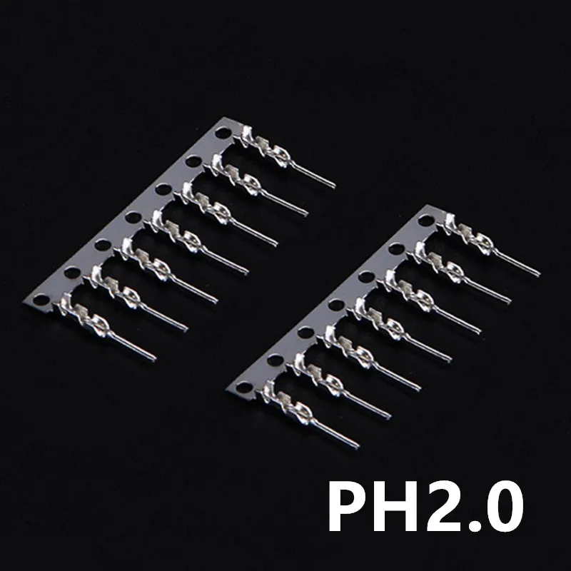 100pcs/Lot PH2.0 Male Terminal Plug Connectors Wire Cable Housing Male ...