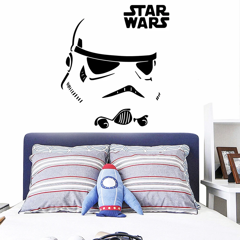 Modern Star Wars Wall Sticker For Kids Baby Rooms Wall Decals Vinyl ...