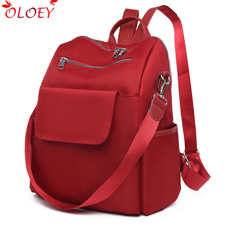 Fashion Multifunction Women Backpack Hight Quality Casual Oxford ...
