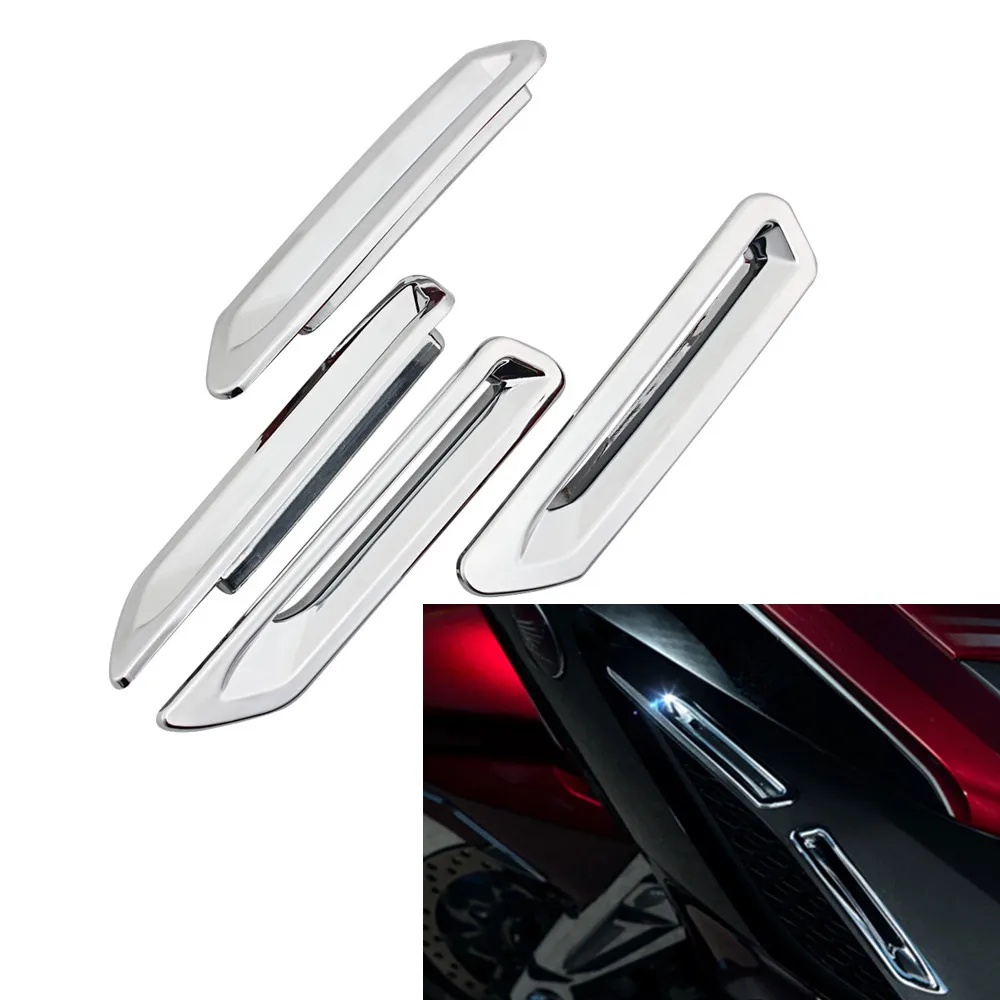 New Chrome Decorative Cover Radiator Slot Trim For Honda Goldwing ...