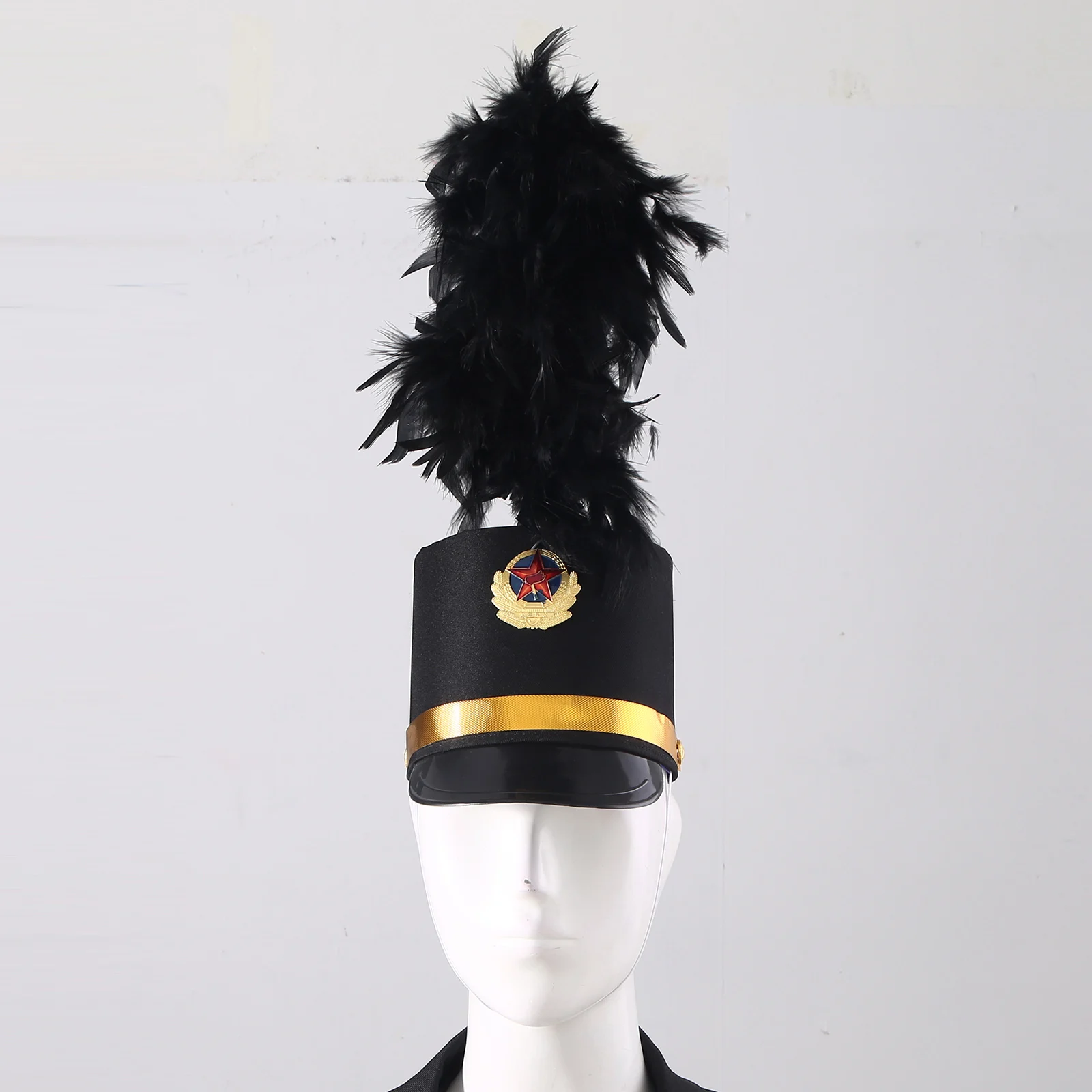 Kids-Adults-Horn-Drum-Band-Hat-Soldier-Conductor-Cap-Carnival-Marching ...
