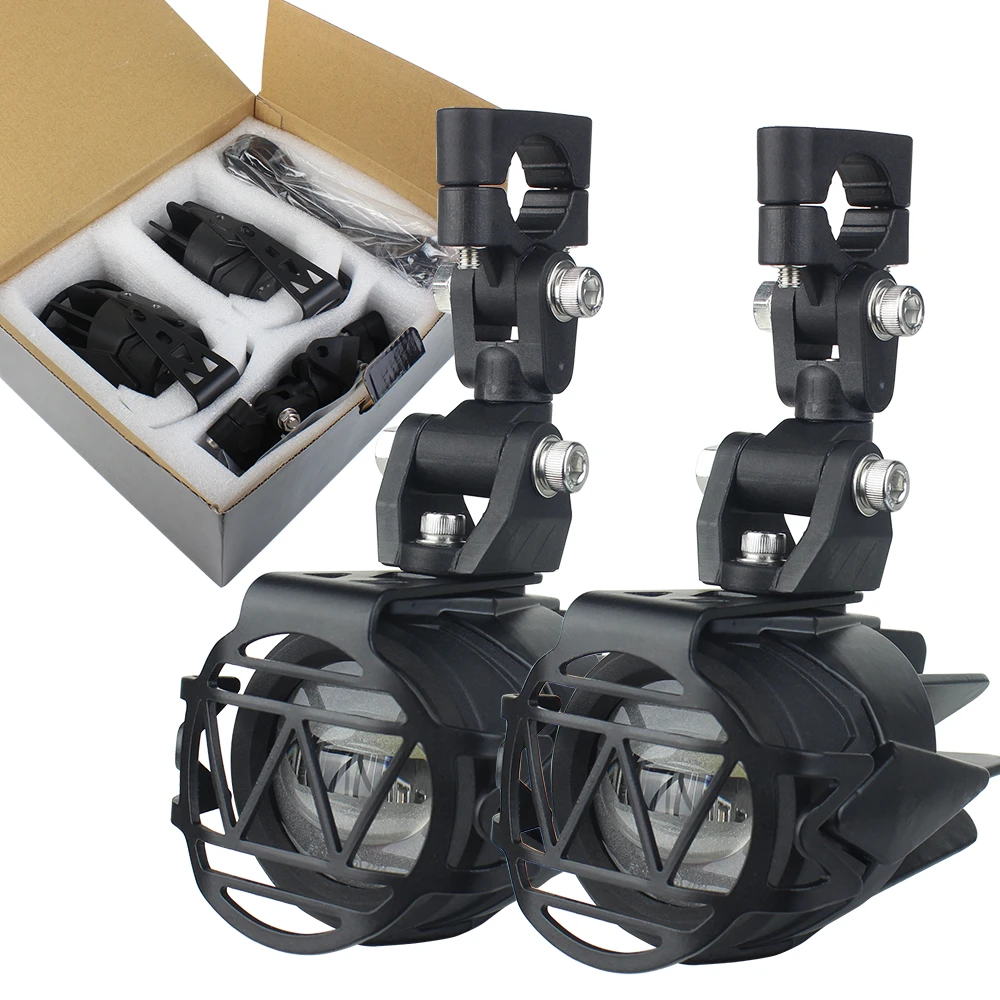 Motorcycle Led Fog Light Safety Driving Lamp Motobike Accessories For ...