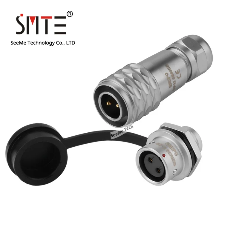 Weipu aviation connector SF12 series plug and socket 2 / 3 / 4 / 5 / 6 ...