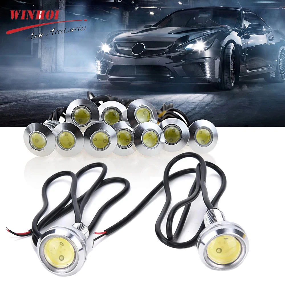 Luz LED de circulación diurna para coche, bombilla de luz antiniebla de ...