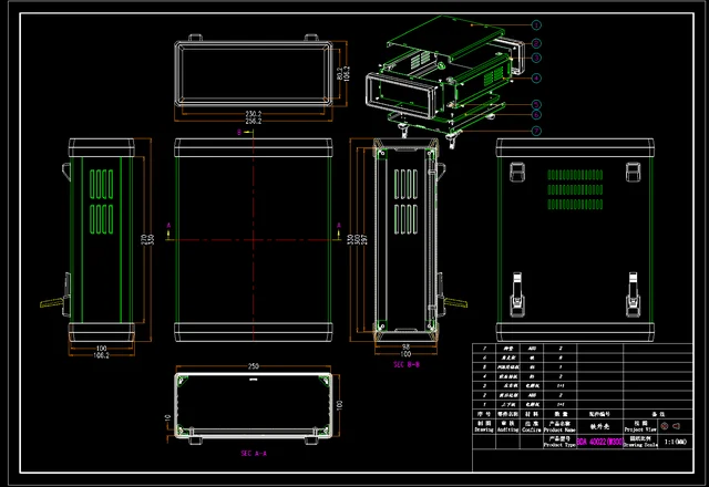 Case Electrical Panel Drawing