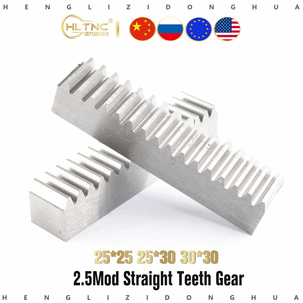 2.5M 2.5Mod 25*30/25*25/30*30 1000mm mold Gear rack Precision cnc rack ...