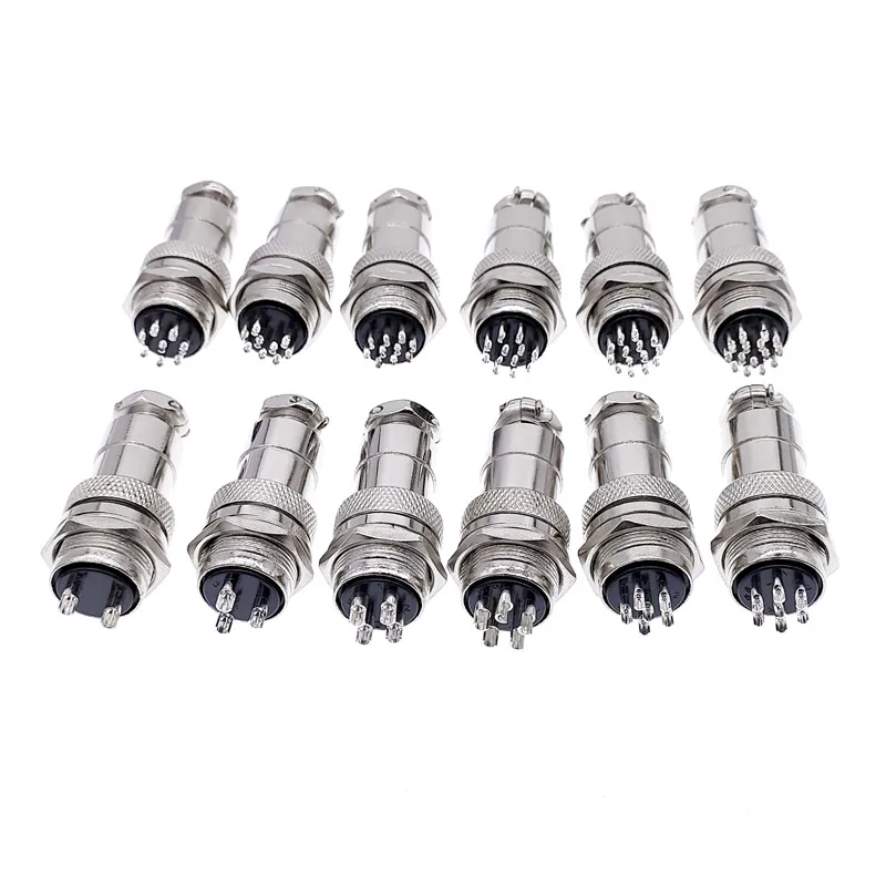 GX20 aviation circular connector Plug and socket 2Pin 4pin 5pin 8pin 10pin 12pin 14pin 15pin ...