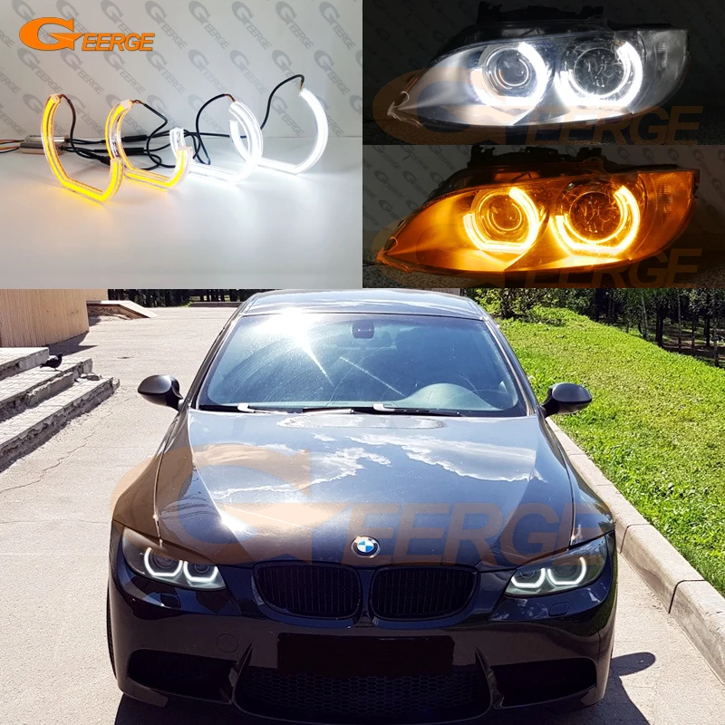Ultra Bright Dtm M4 Style Led Angel Eyes Halo Rings Day Light Turn ...