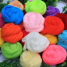 20PCS Multicolor Nylon Stocking Flowers Material Tensile Stocking ...