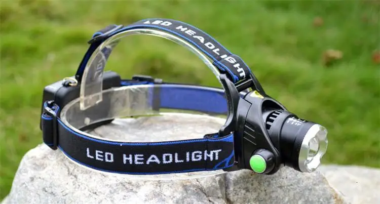 new Led Headlamp Fishing Headlight 6000 Lumen Xml-t6 Zoomable Lamp ...