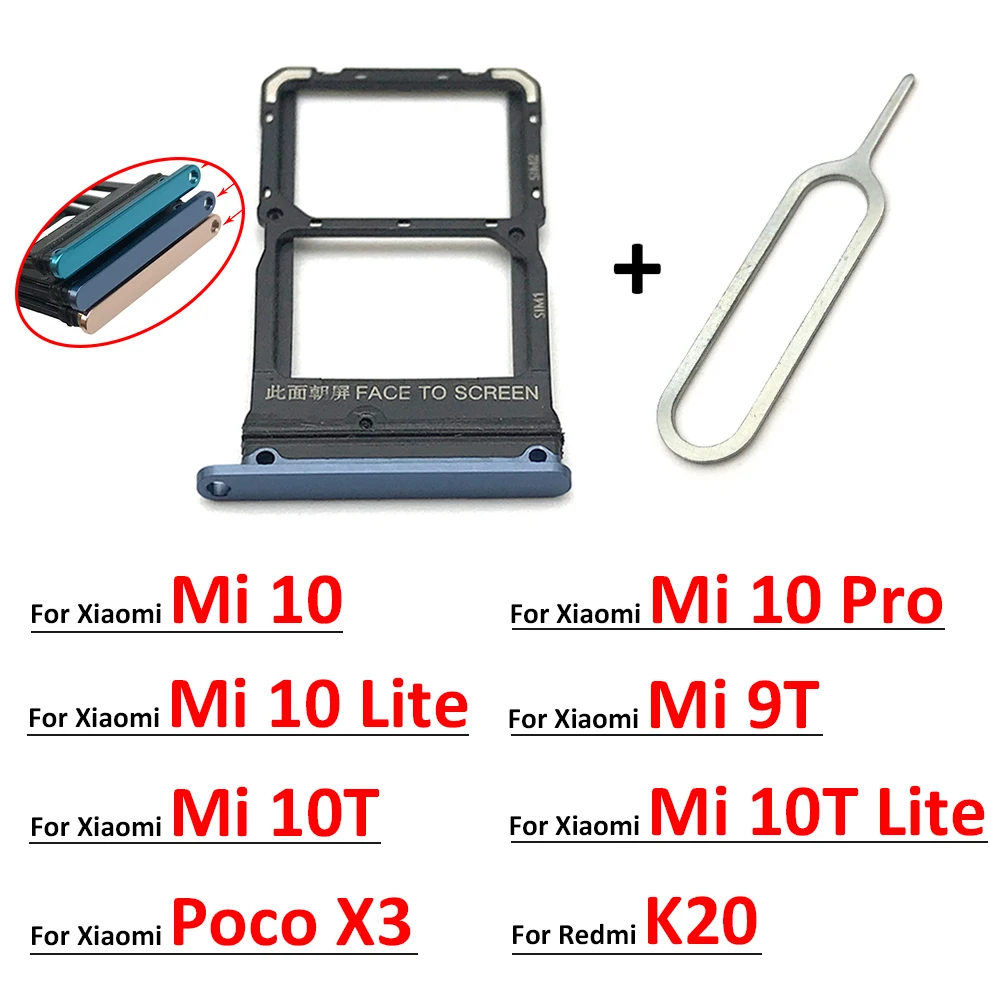 New-For-Xiaomi-Redmi-K20-K20-Pro-For-Xiaomi-Mi-9T-SIM-Card-Tray-Slot ...