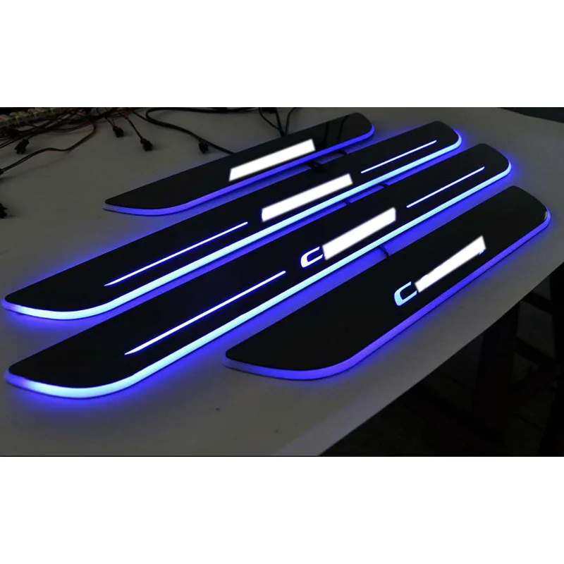 Plaque-de-seuil-LED-brillante-pour-voitures-accessoires-de-style-de ...
