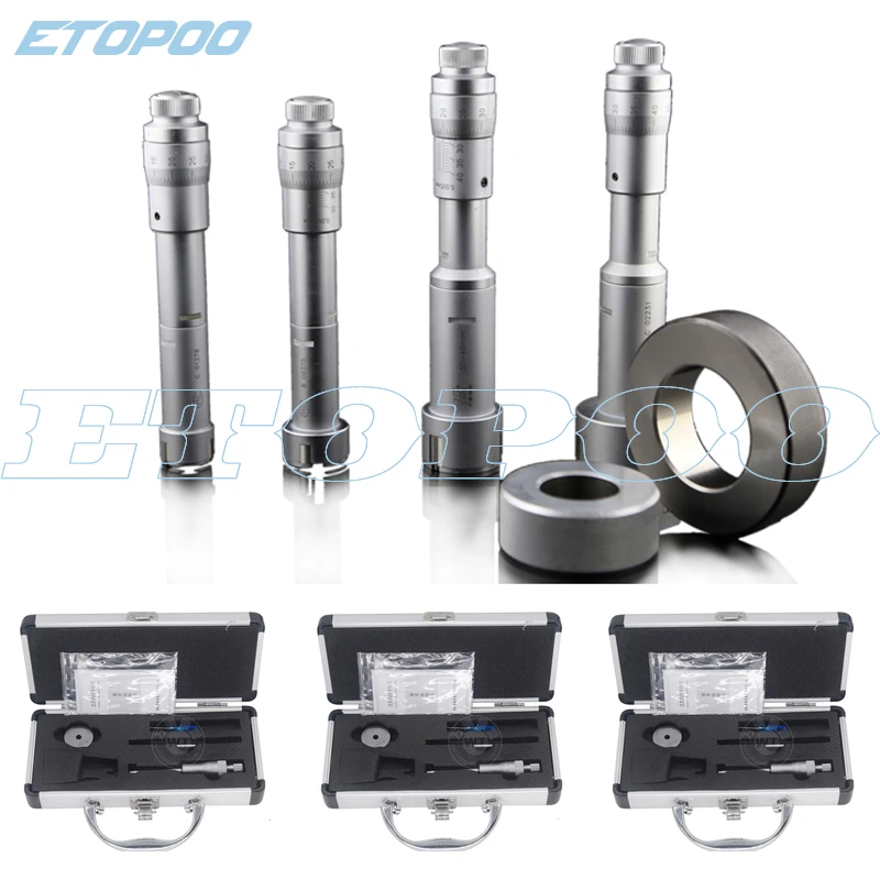 Shan Brand Three-point Internal Micrometers Inside Measure Gauge ...