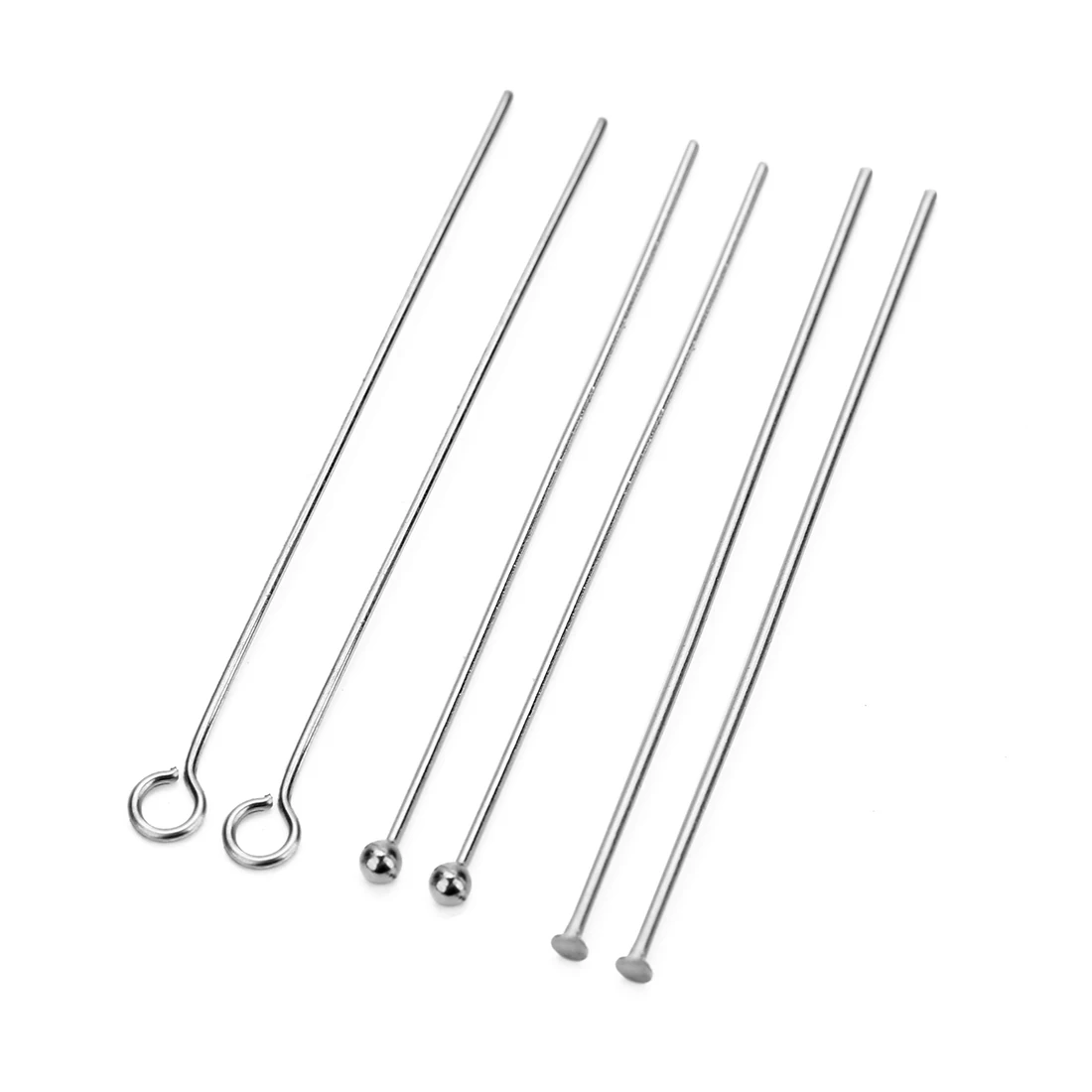 100Pcs-Lot-Stainless-Steel-Flat-Head-Pin-18-20-25-30-35-40-45-50mm ...