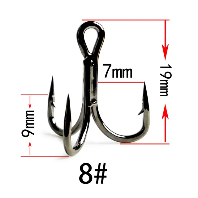 THETIME Super Sharp Anchor Fishhook Size #4-#4/0 Sea Fishing Hook ...