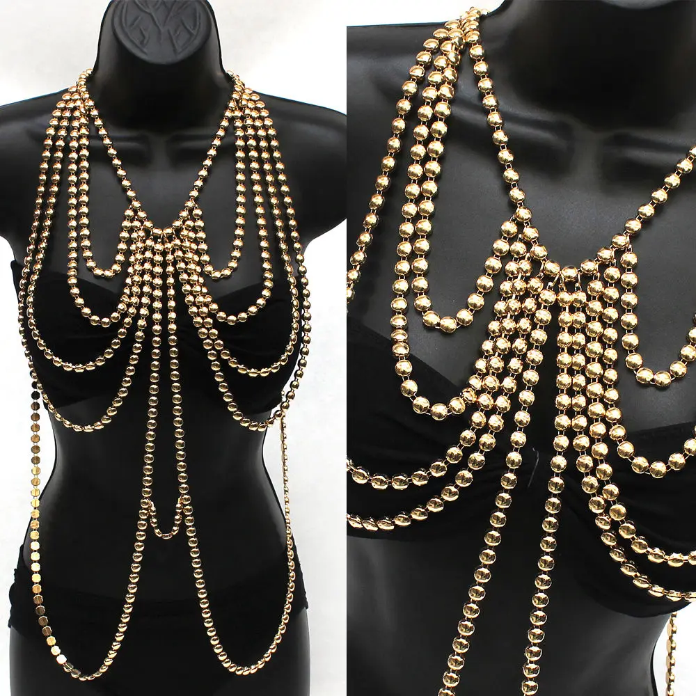 Fashion-Golden-Body-Chain-Jewelry-Bread-Chains-lnecklace-Harness-Long ...